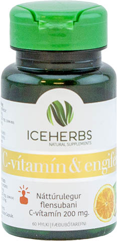 IceHerbs C-vítamín og engifer 60stk - Appótek
