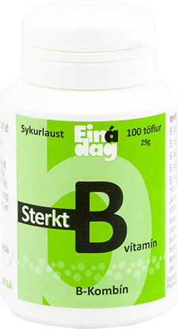 Ein á dag B-kombín sterkar 100 töflur - Appótek