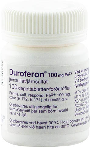 Duroferon 100mg 100stk - Appótek