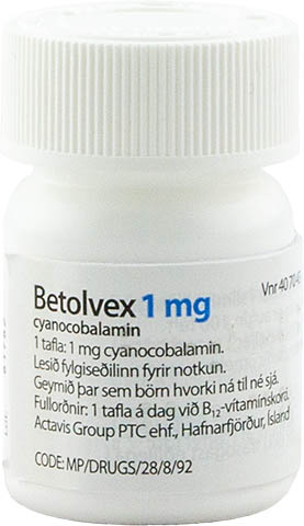 Betolvex 1mg 100stk - Appótek